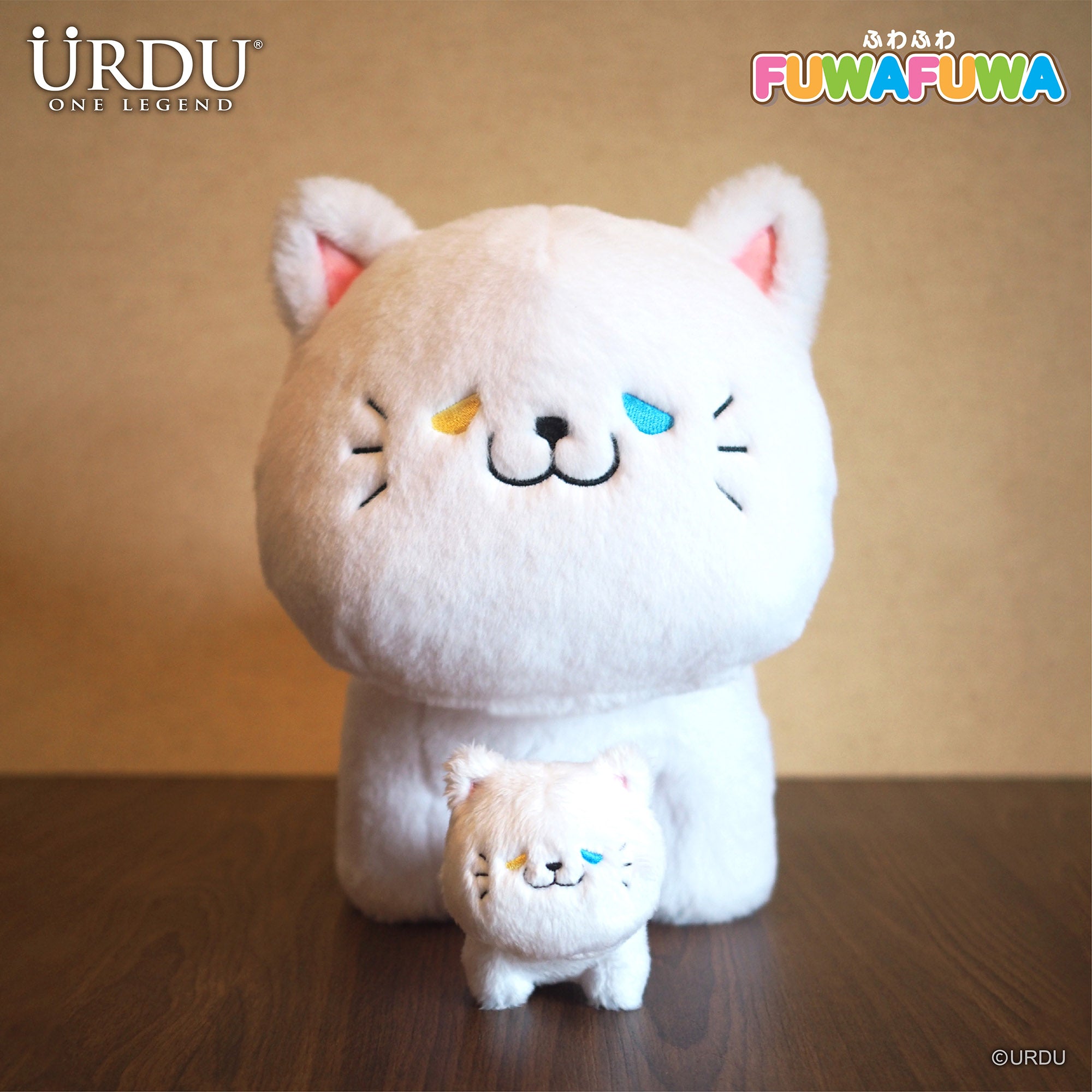 URDU FUWAFUWA Plush Series - Cat (Odd Eyed) – URDUHK