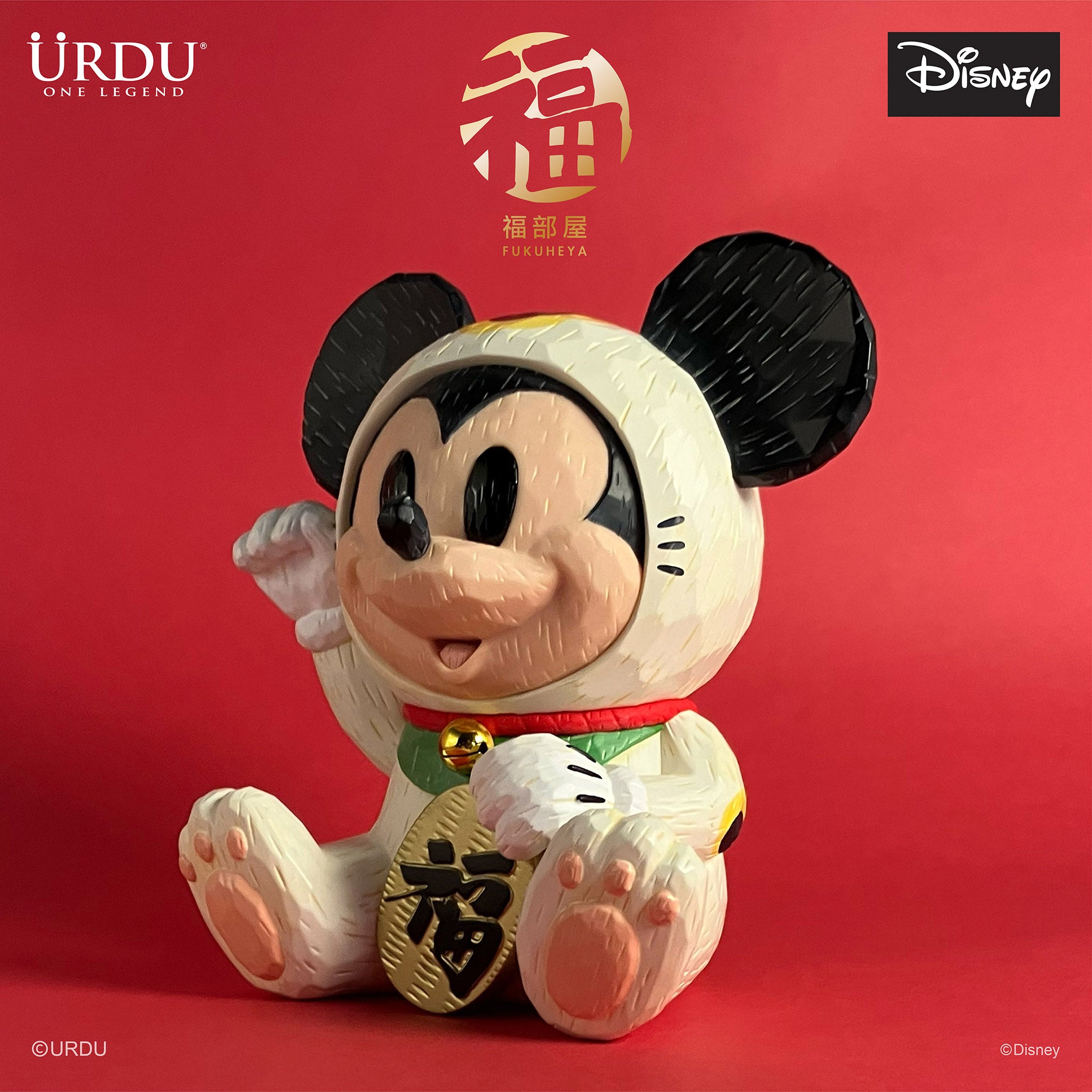 URDU / Disney Fukuheya Maneki Neko - Mickey Mouse (Original) – URDUHK