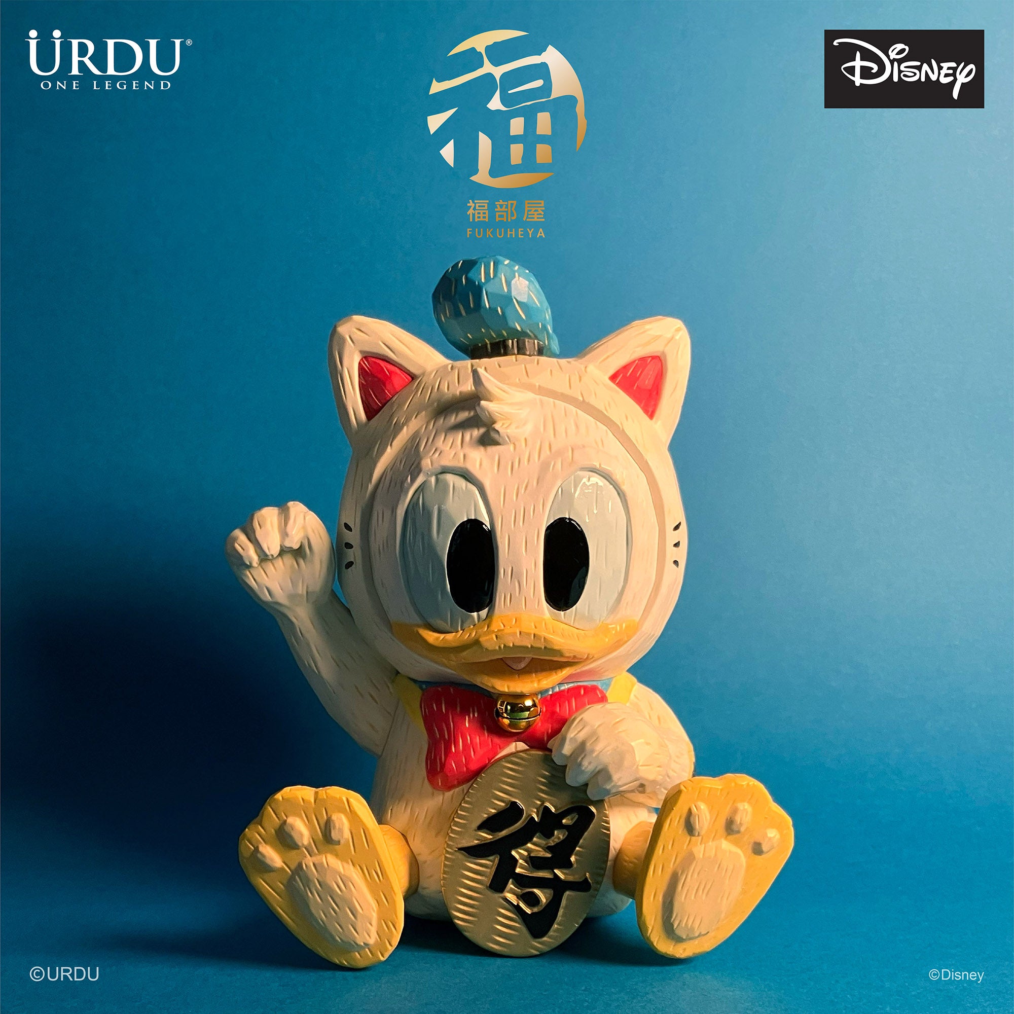 URDU / Disney Fukuheya Maneki Neko - Donald Duck (Original) – URDUHK