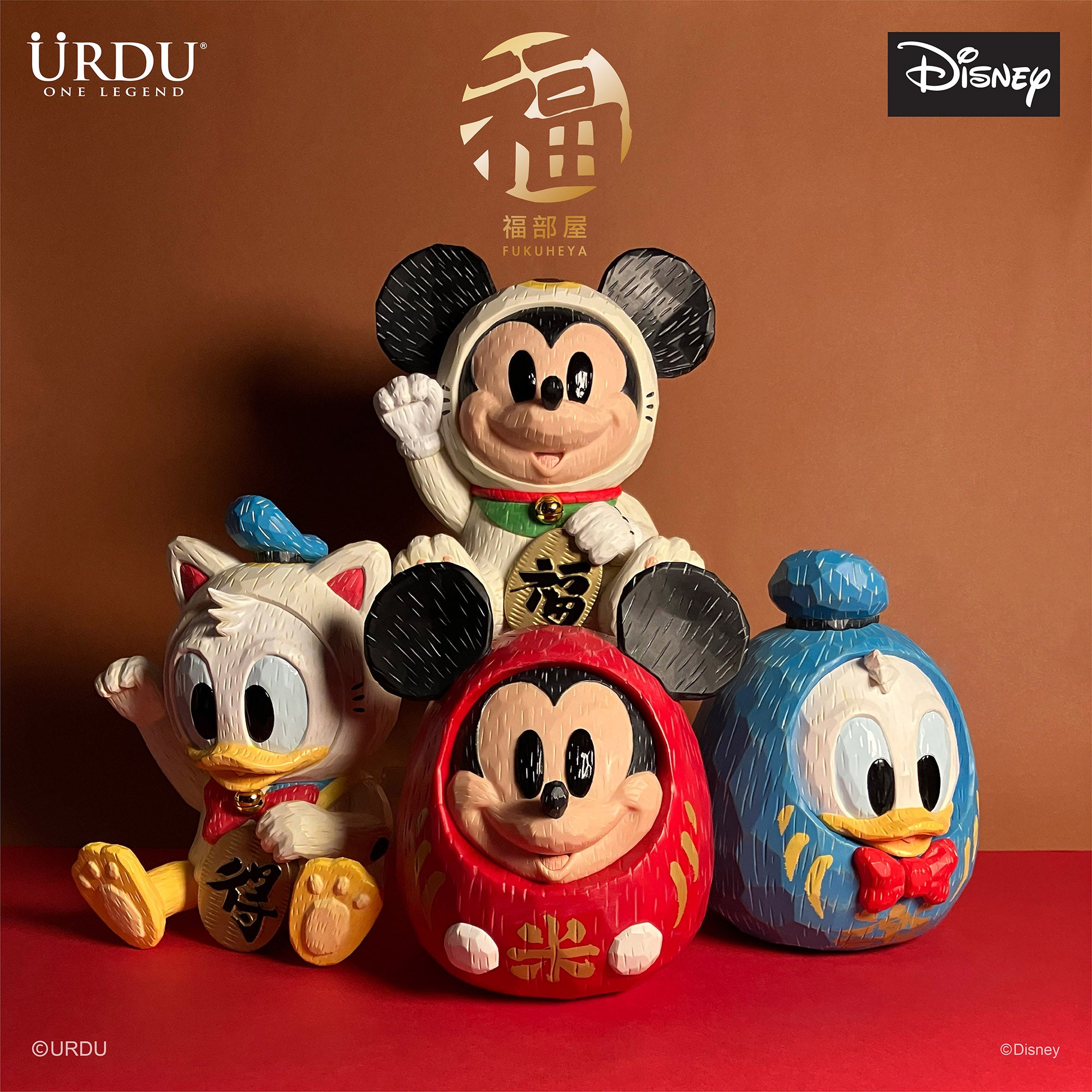 URDU / Disney Fukuheya Daruma - Donald Duck (Original) – URDUHK